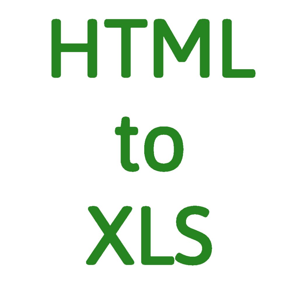 Conversion HTML To XLS Akusimus
